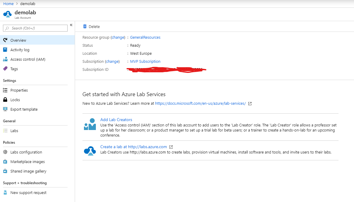 Azure Labs - What is it and use cases